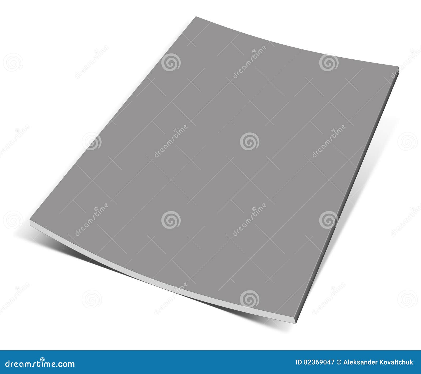 Empty magazine stock illustration. Illustration of blank - 82369047