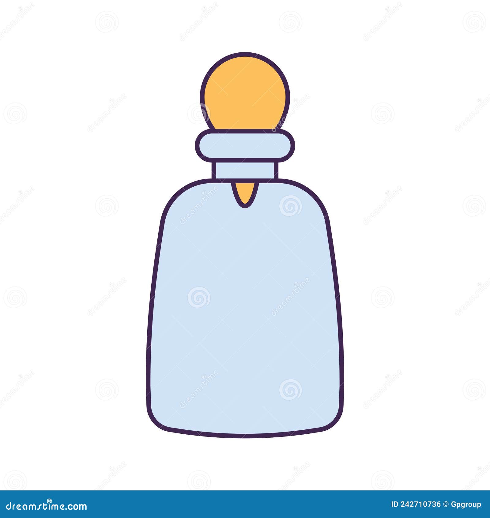 Empty magic flask stock vector. Illustration of alchemist - 242710736