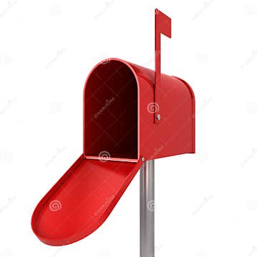 Empty mailbox stock illustration. Illustration of postage - 41556040
