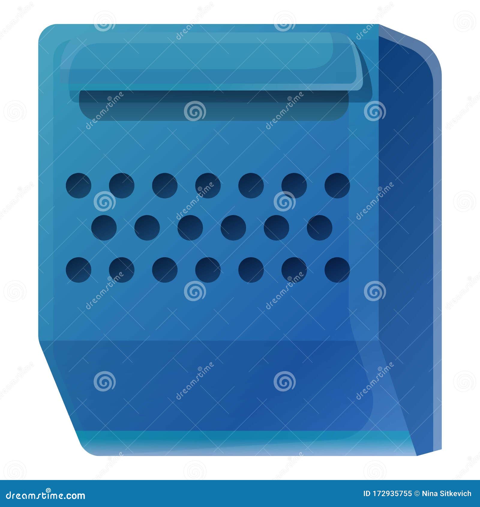 Empty Mailbox Icon, Cartoon Style Stock Vector - Illustration of ...