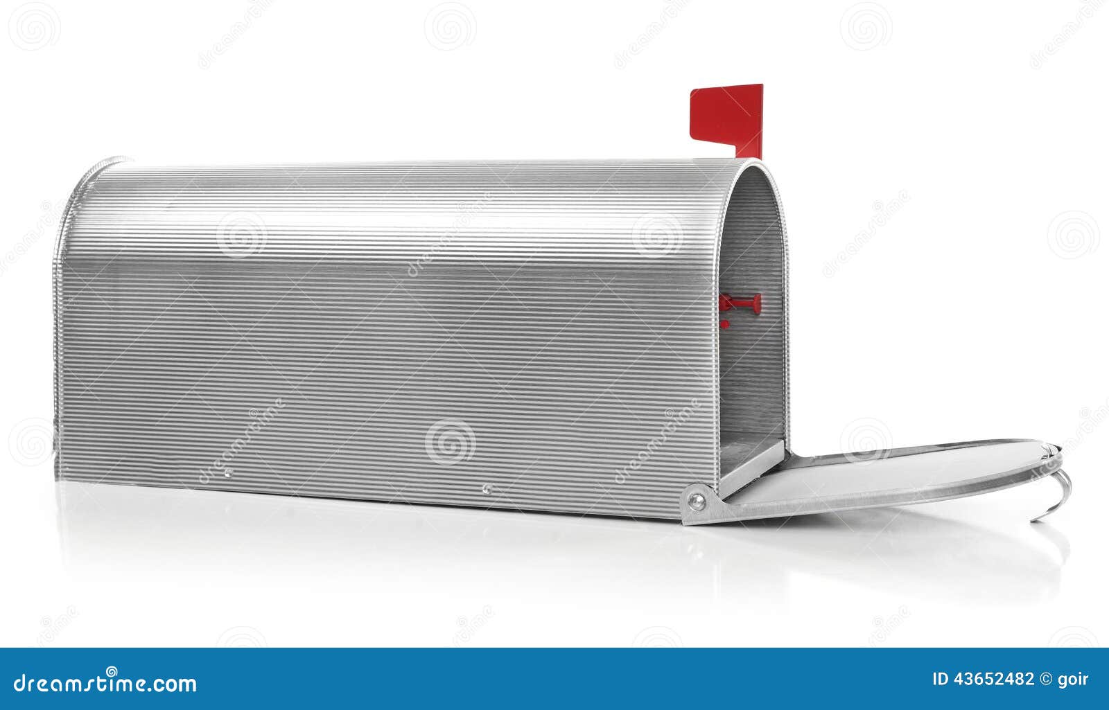 Empty Mailbox - Stock Image Stock Photo - Image of isolated, white ...