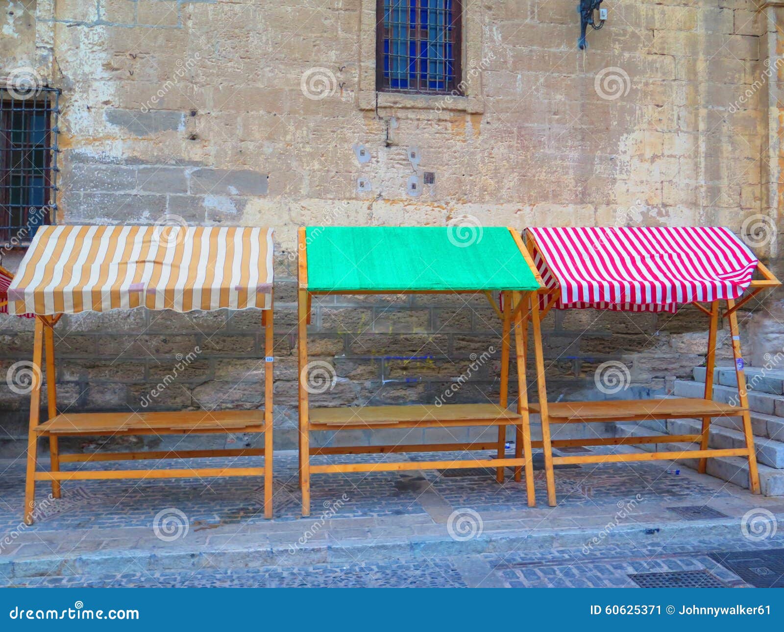 Empty Market Stalls stock image. Image of organic, people - 60625371