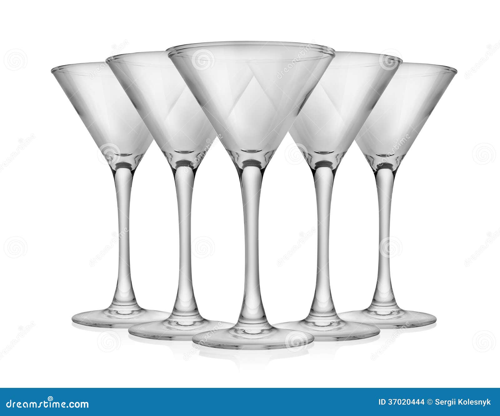 Empty martini glass stock photo. Image of studio, objects - 37020444