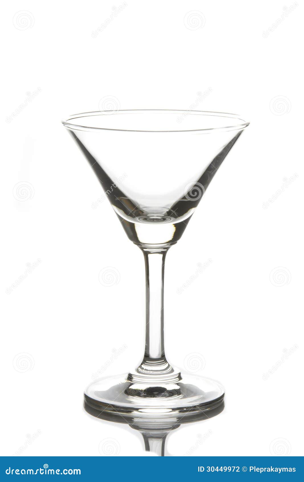 Empty Martini Glass,isolate Stock Photo - Image of alcohol, object ...