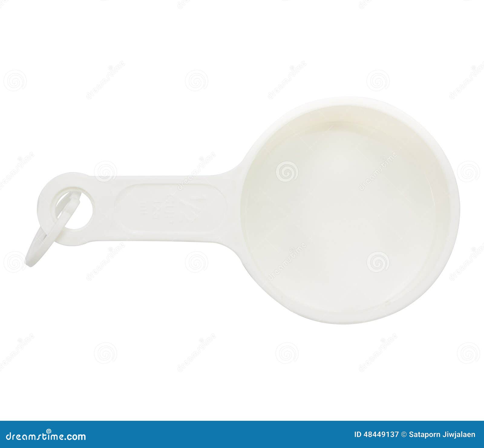 Empty Measuring Cup on White Stock Image - Image of measurement, object ...