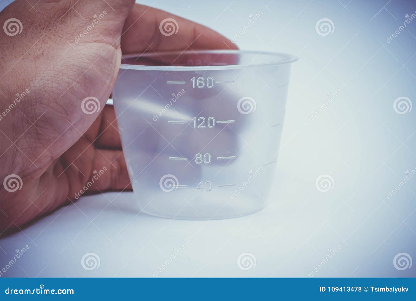 Empty Measuring Cup on White Stock Photo - Image of cookware ...
