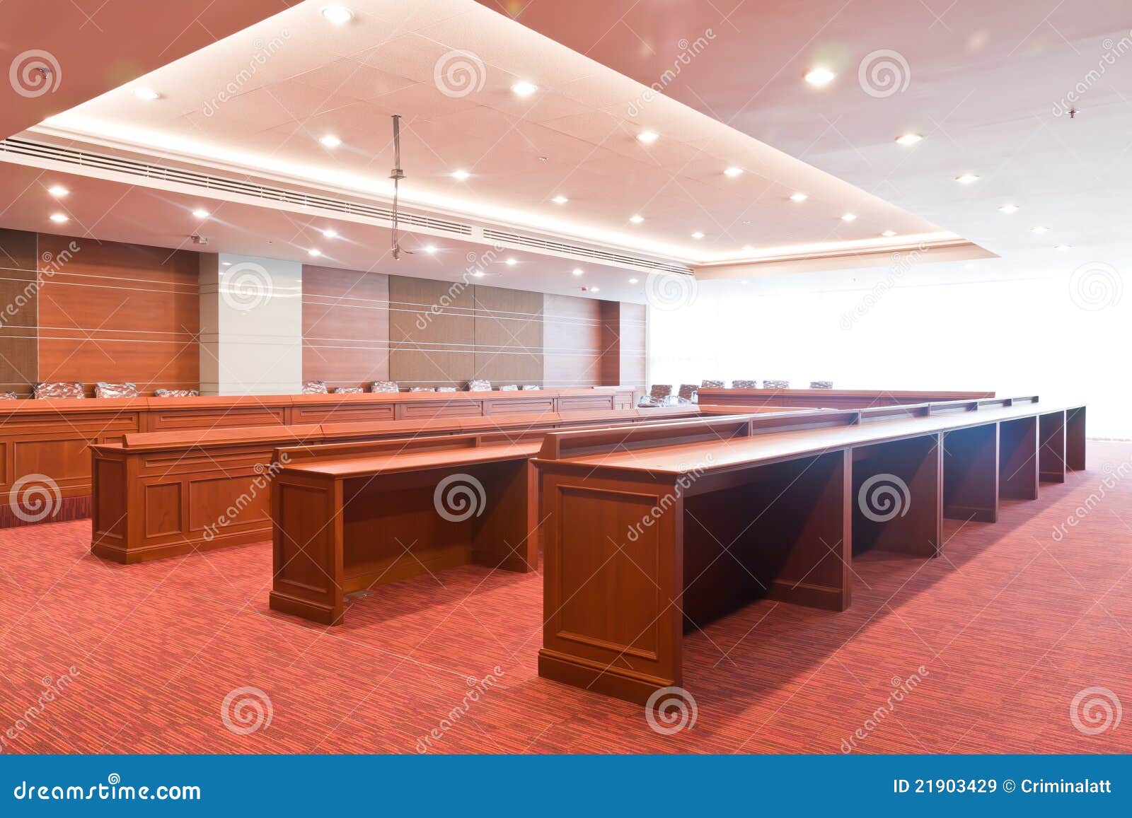 Empty meeting room stock image. Image of empty, brown - 21903429