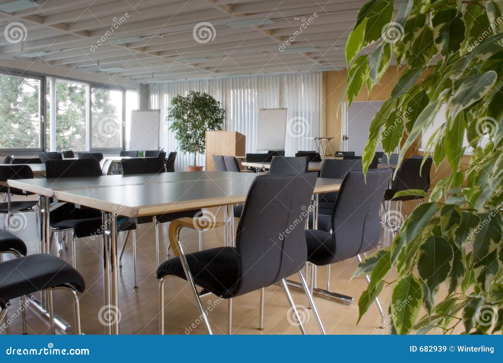 Empty Meeting Room stock image. Image of indoor, hall, group - 682939