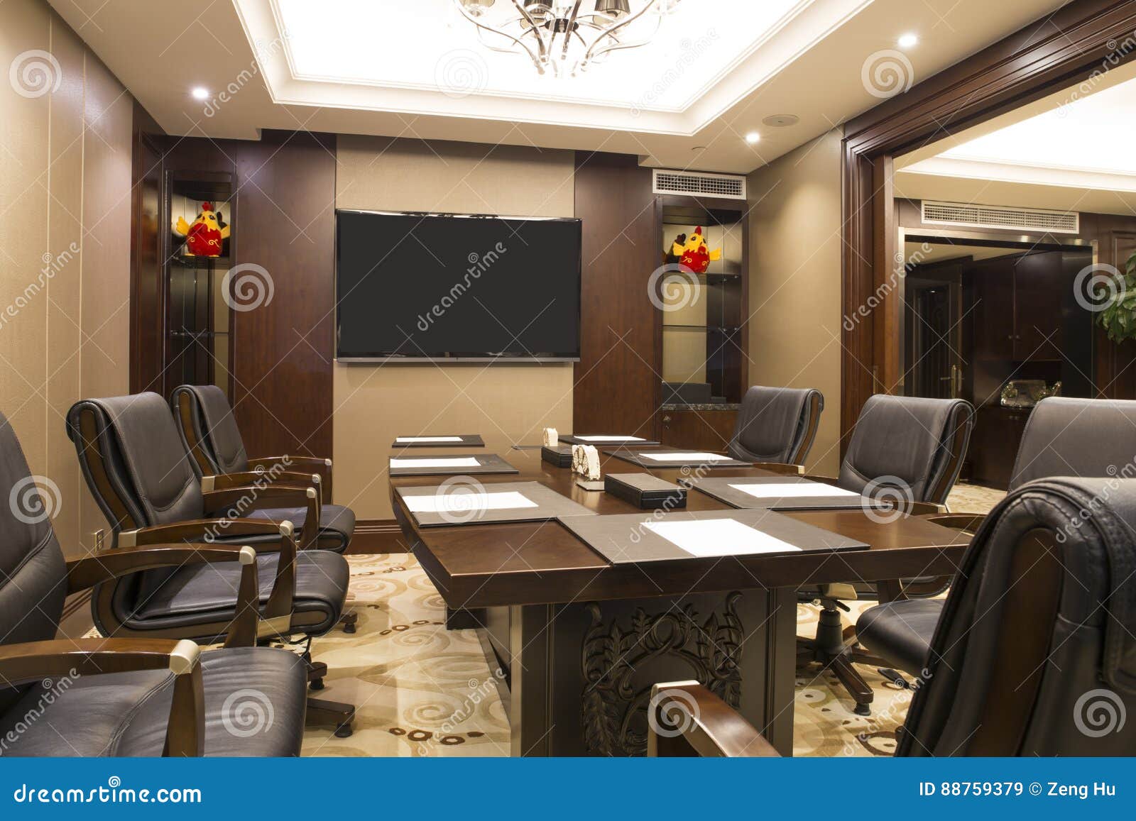 Empty meeting room stock image. Image of indoor, architecture - 88759379