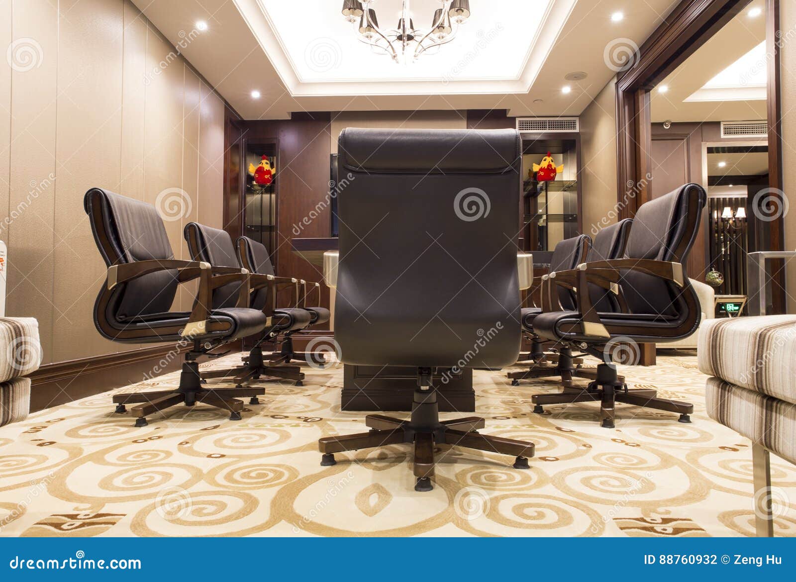 Empty meeting room stock photo. Image of indoor, decorate - 88760932