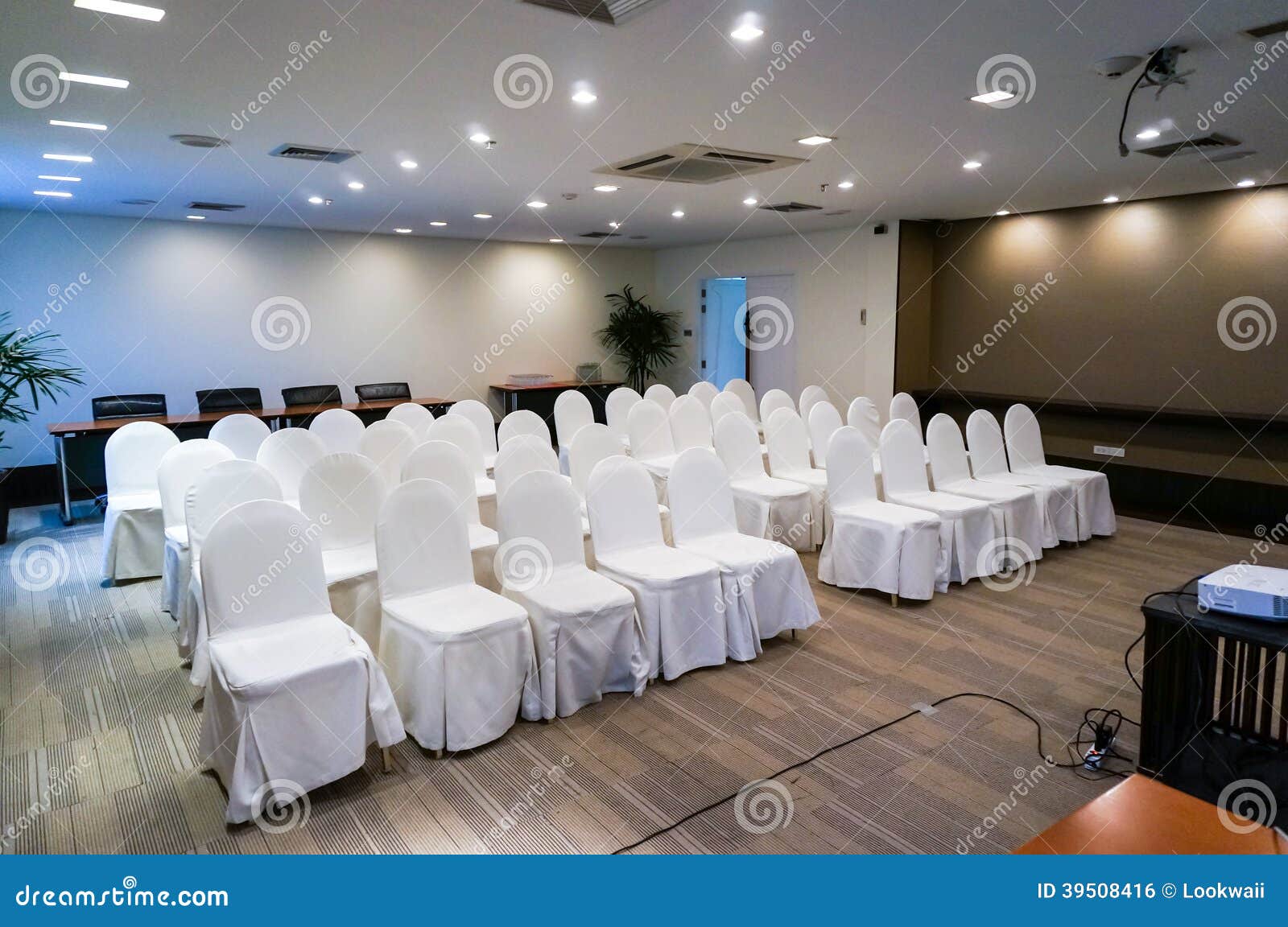 Empty meeting room stock photo. Image of room, interior - 39508416