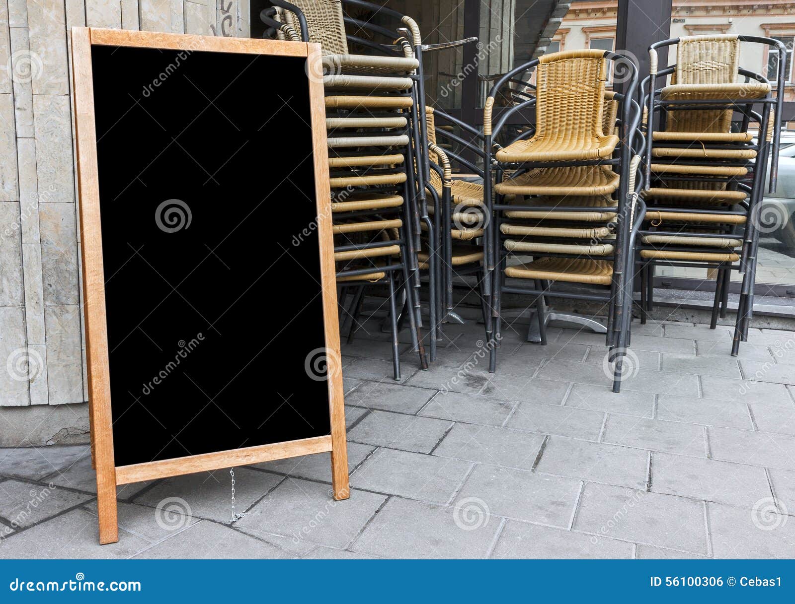 Empty Menu Board Stock Photo | CartoonDealer.com #24781914