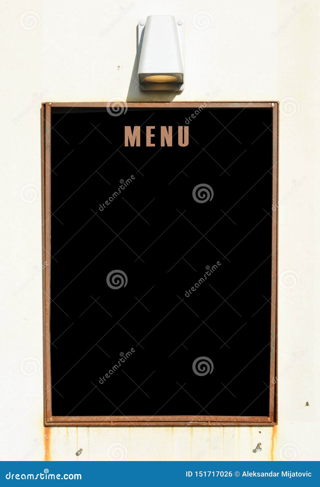 Empty Menu Board Cutout Stock Images - Download 205 Royalty Free Photos