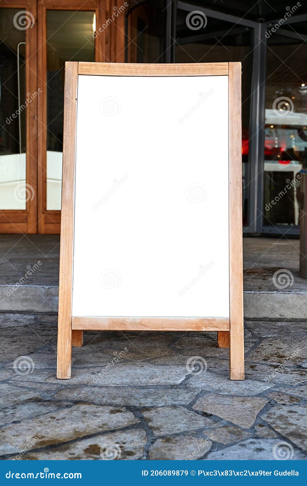 Restaurant Menu Board with No Text Stock Image - Image of board ...