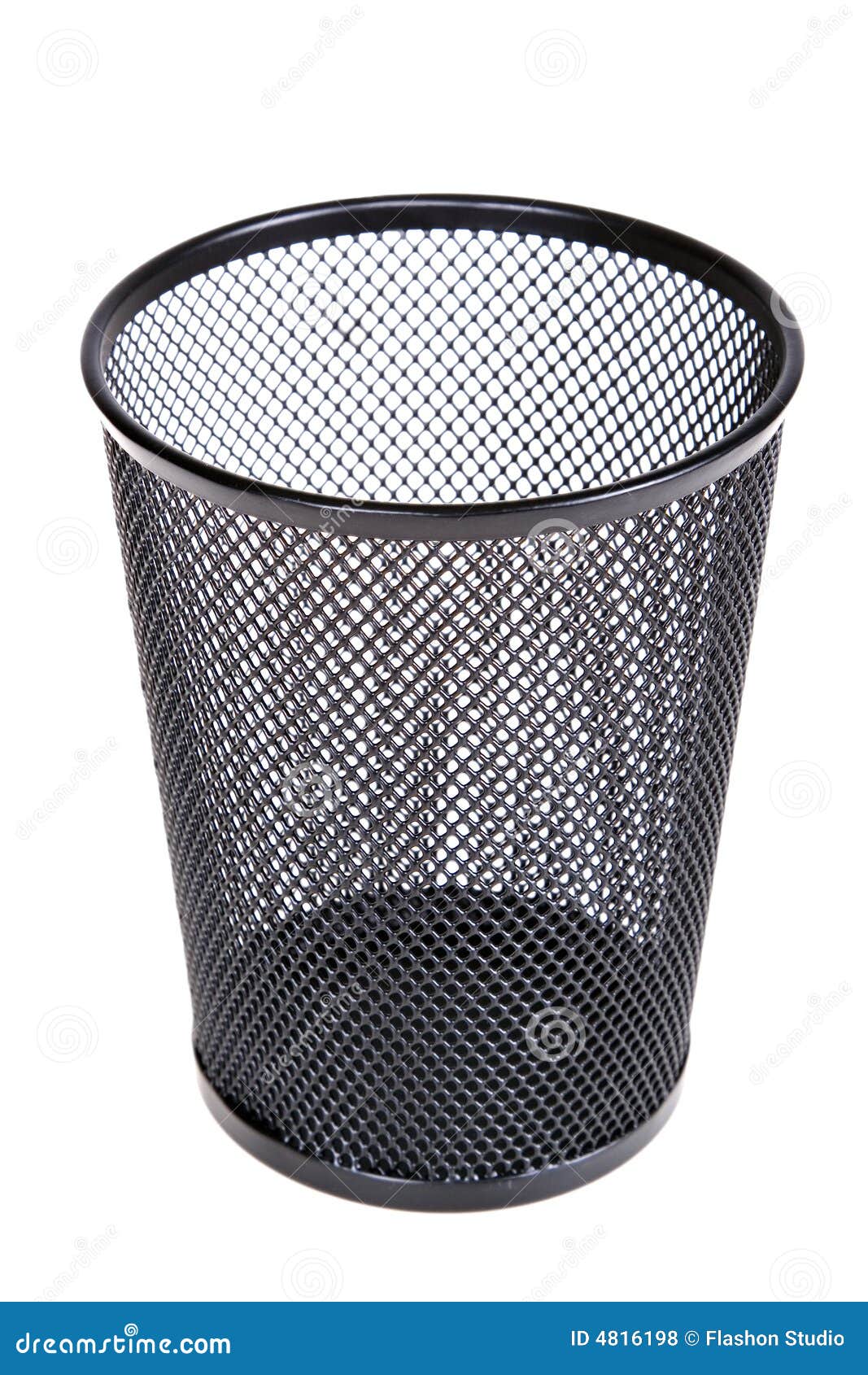 Empty Mesh Recycle Bin stock photo. Image of mesh, container - 4816198
