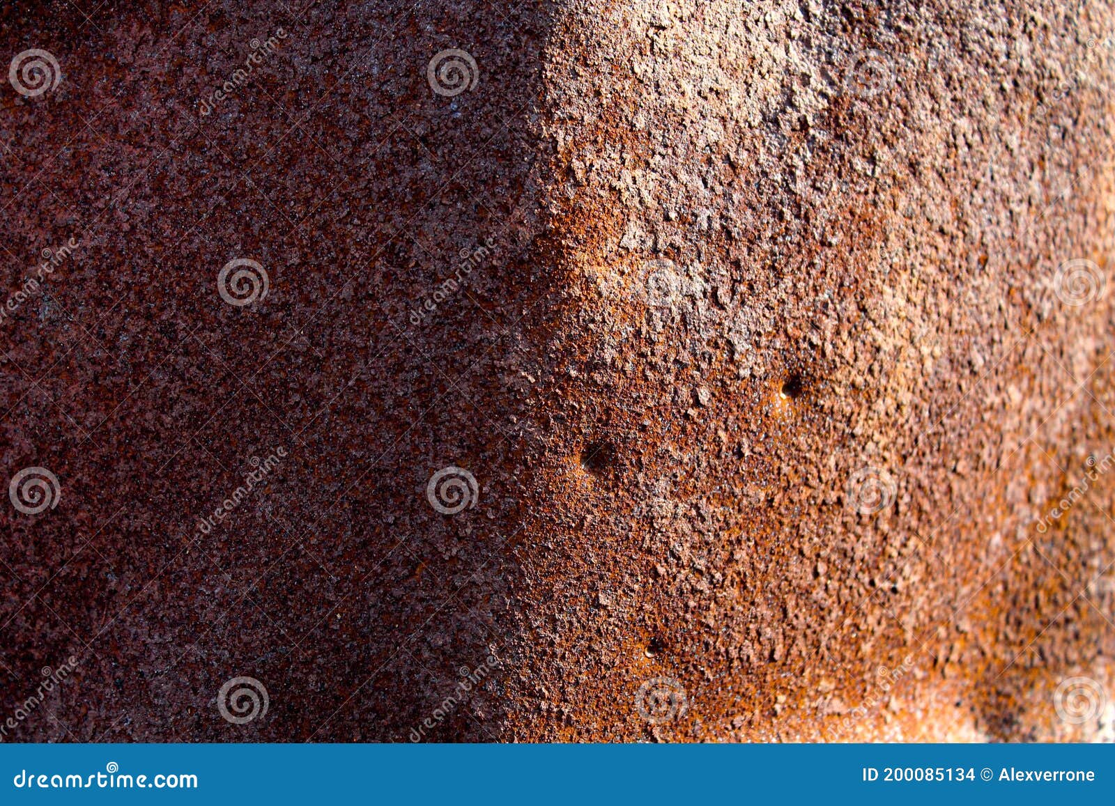 Rusty Barrel Texture. an Empty Metal Barrel is Covered in Rust. Stock ...