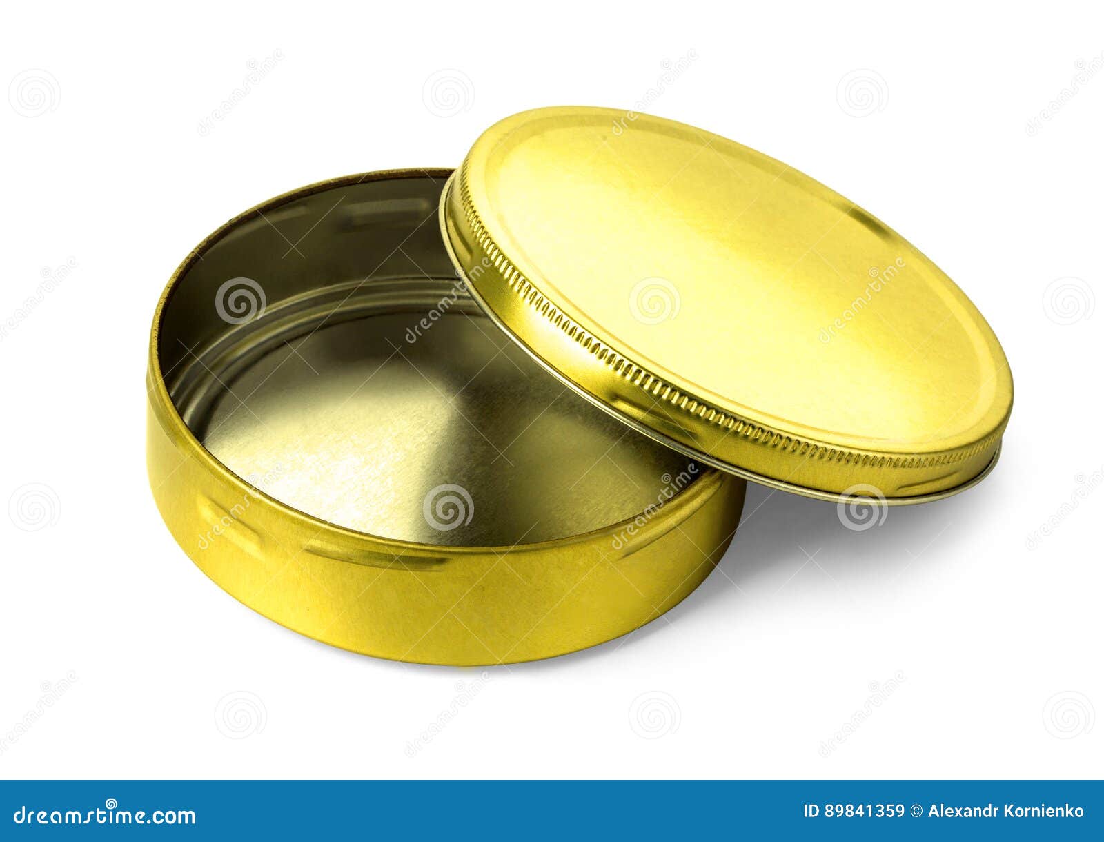 Empty metal box isolated stock image. Image of packaging - 89841359