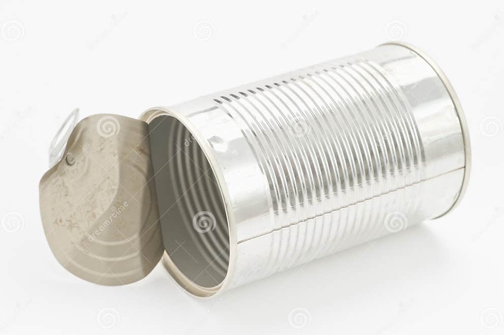 Empty metal can stock image. Image of recycle, trash - 23461275