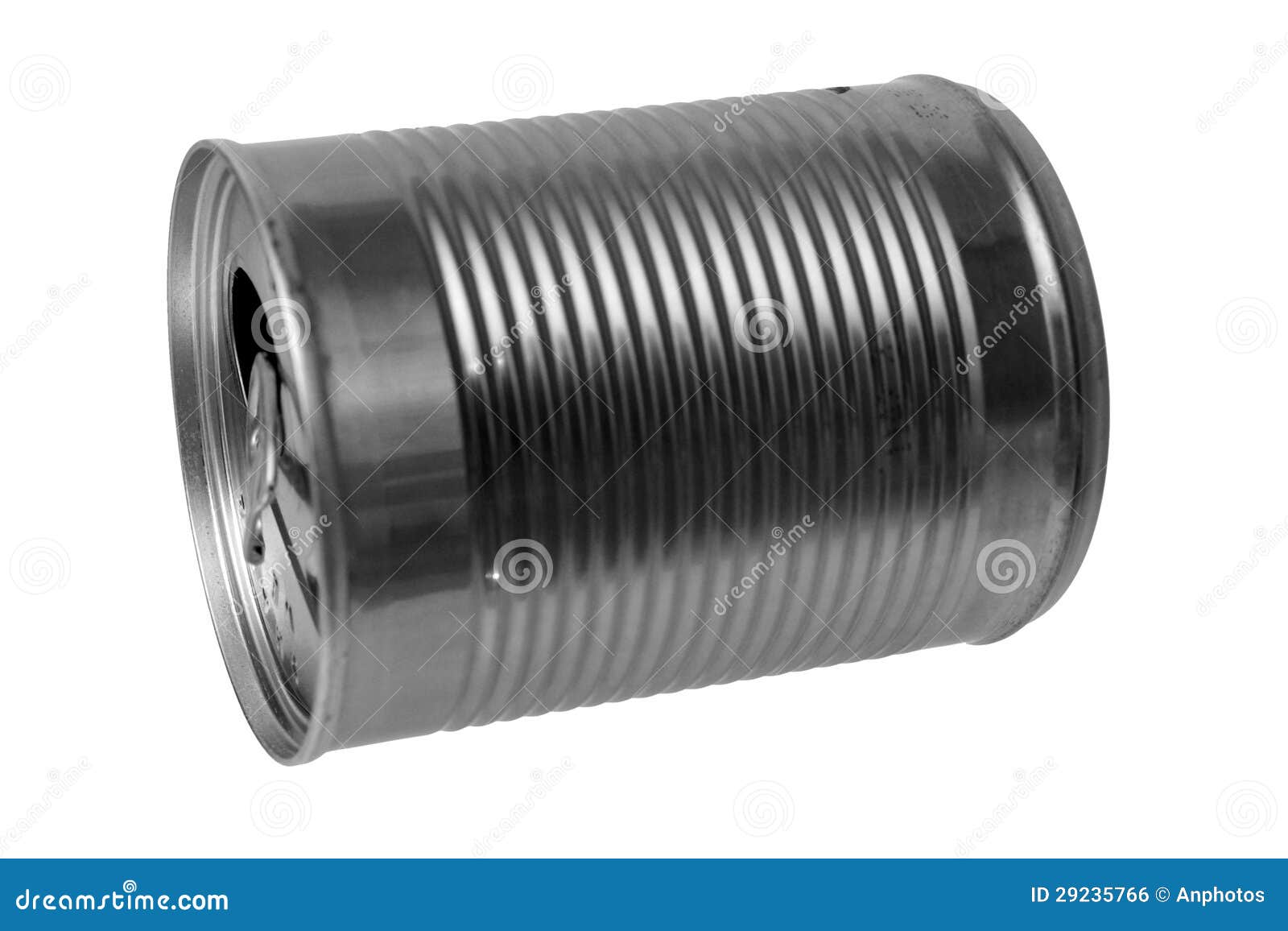 Empty metal can stock photo. Image of traditional, silver - 29235766