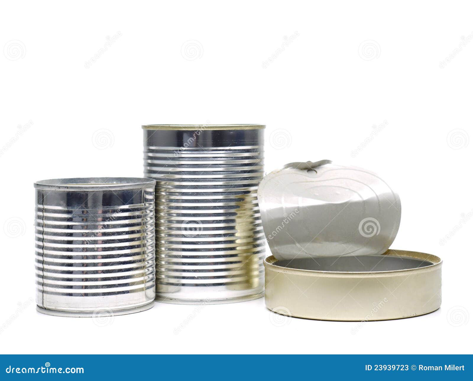 Empty metal cans stock image. Image of trash, ecological - 23939723