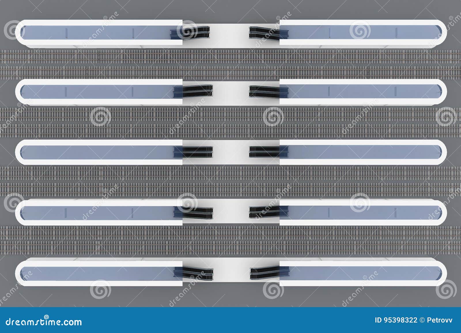Empty metro top view stock illustration. Illustration of urban - 95398322