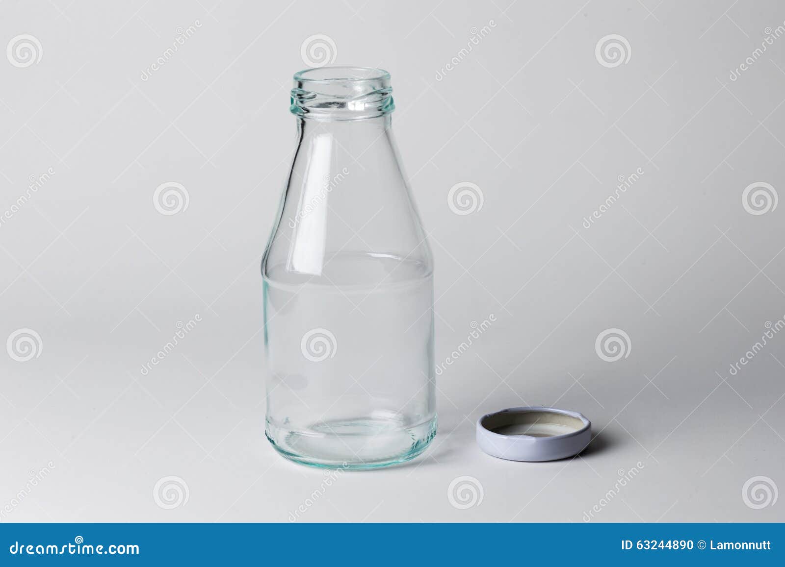 Empty milk glass bottle stock photo. Image of bottle - 63244890