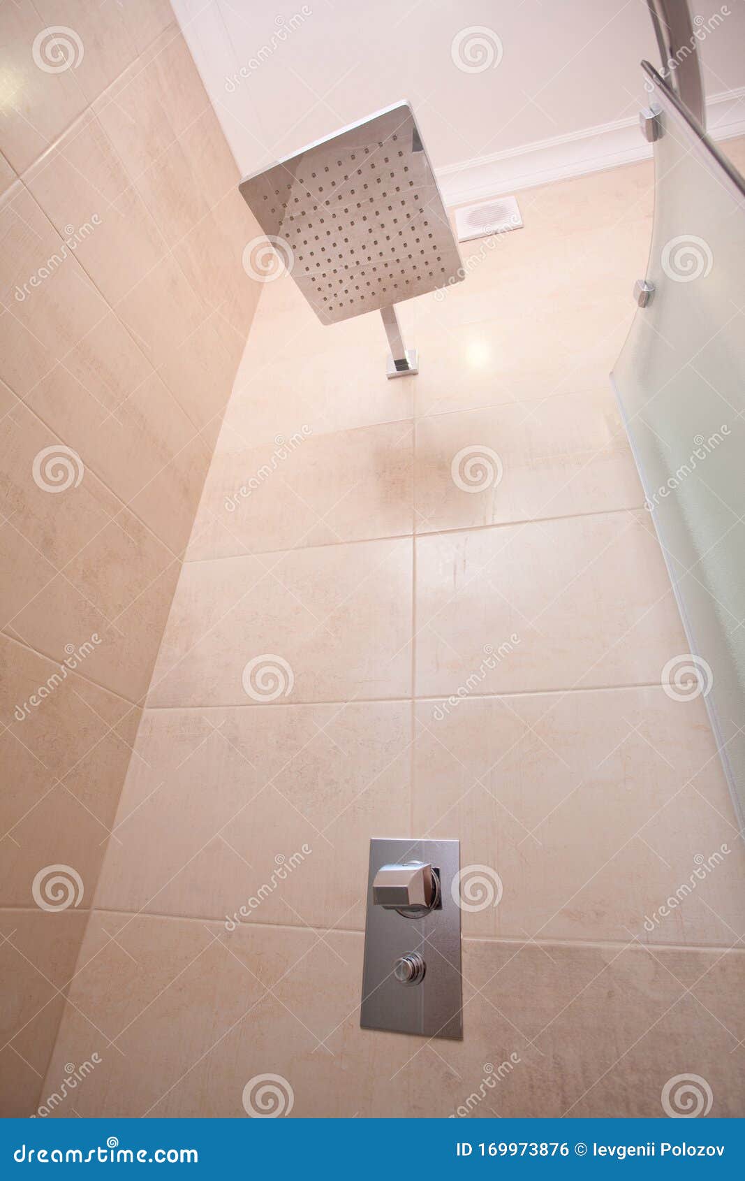 Empty Minimalistic Interior Background, Bathroom of Modern Apartment ...