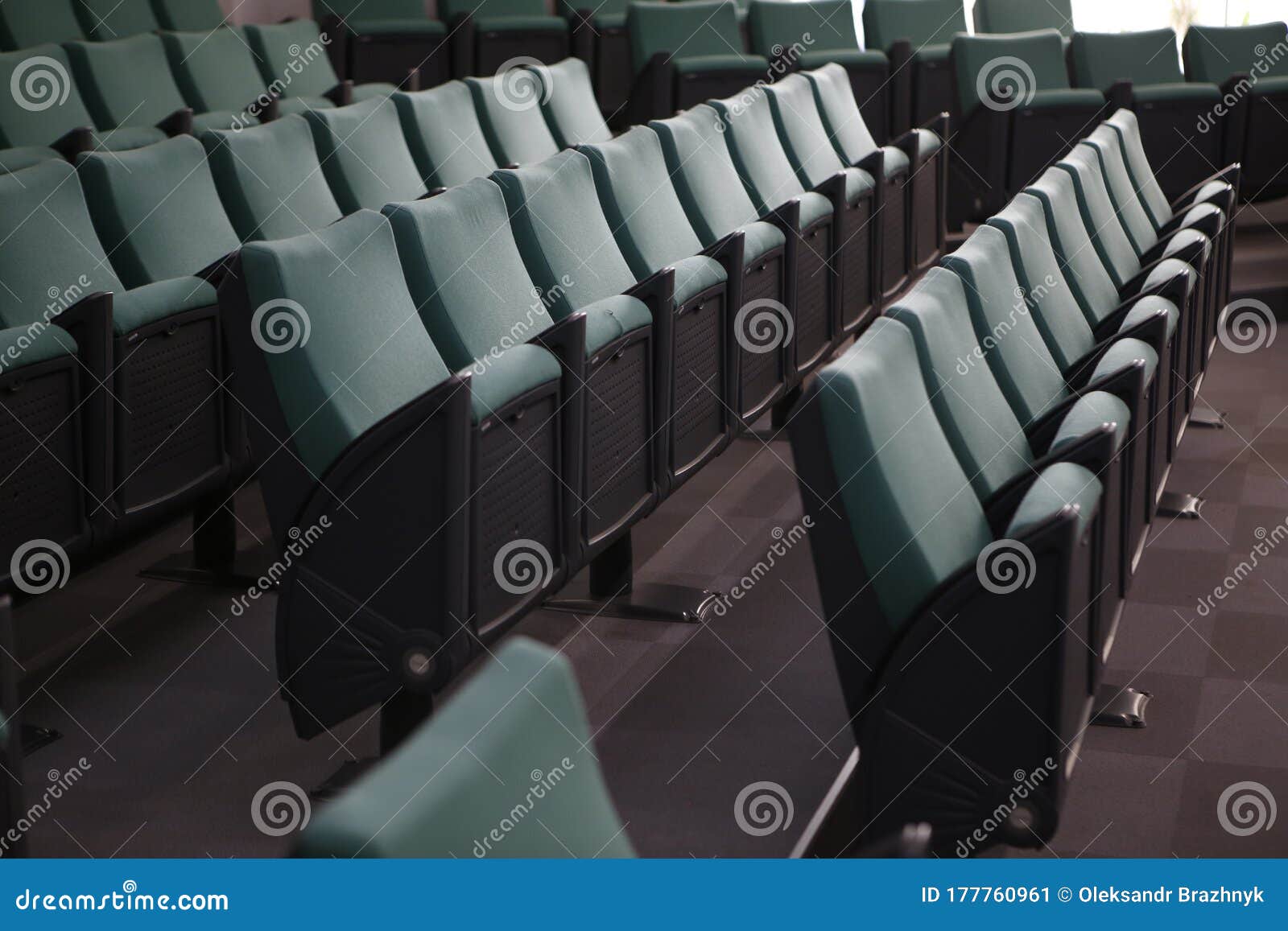 Empty Conference Room with Chairs Stock Image - Image of presentation ...