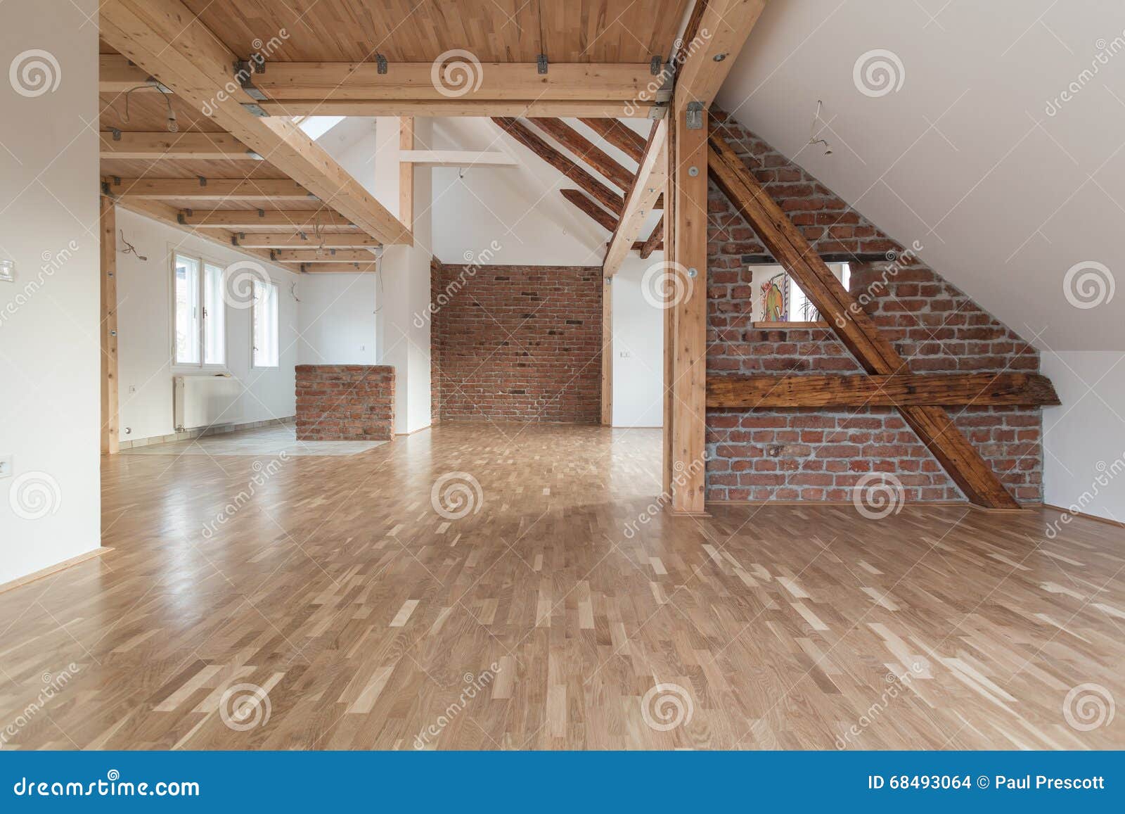 Empty modern interior stock photo. Image of interior - 68493064
