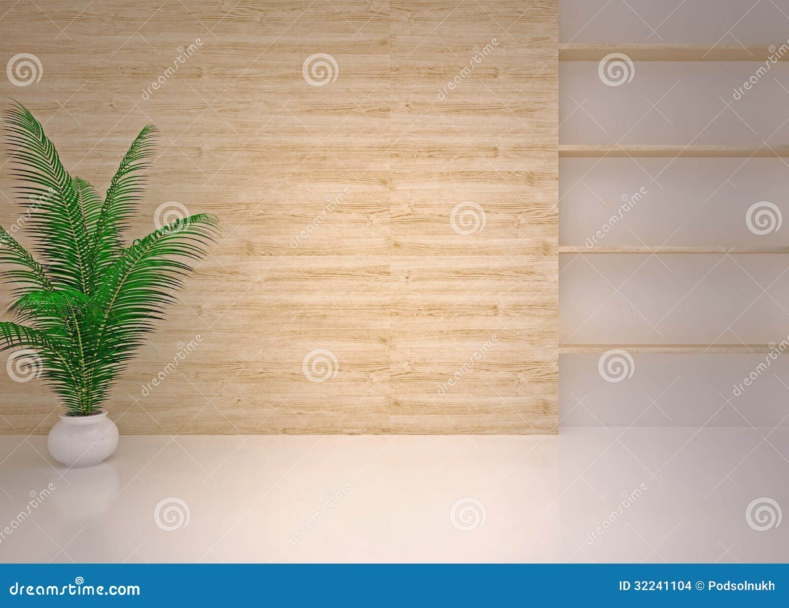 Empty Modern Interior Living Room, Lounge Stock Photo - Image of ...