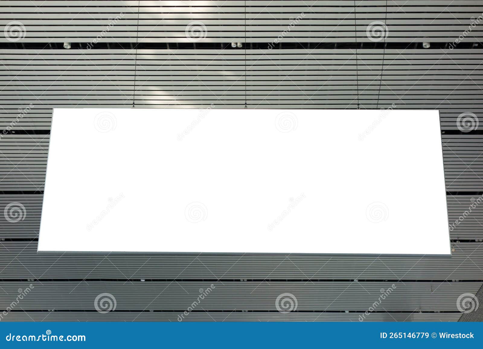 Empty Modern Screen for Advertisement Stock Image - Image of frame ...