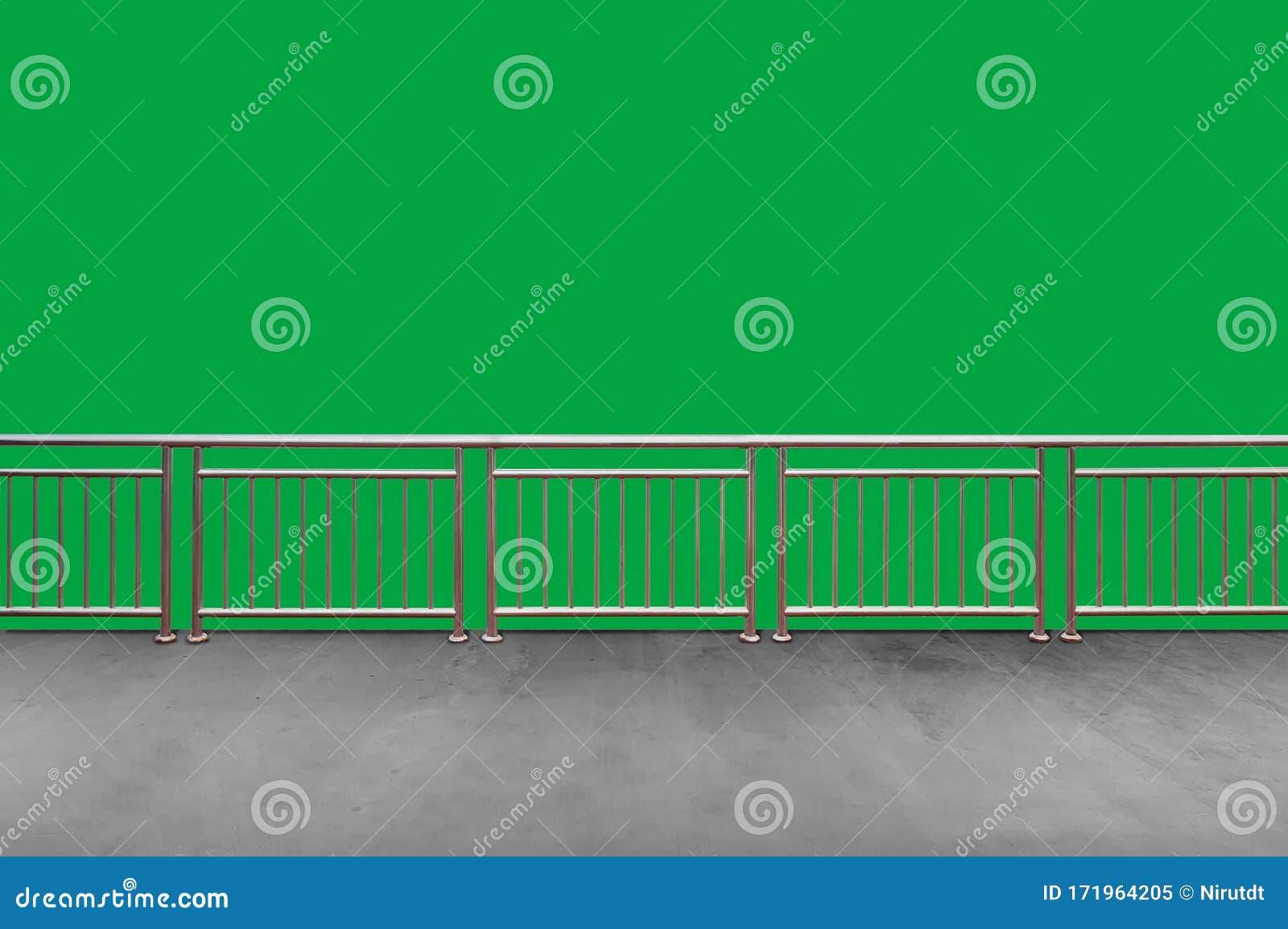 Empty Modern Terrace Isolated Stock Image - Image of mural, balcony ...
