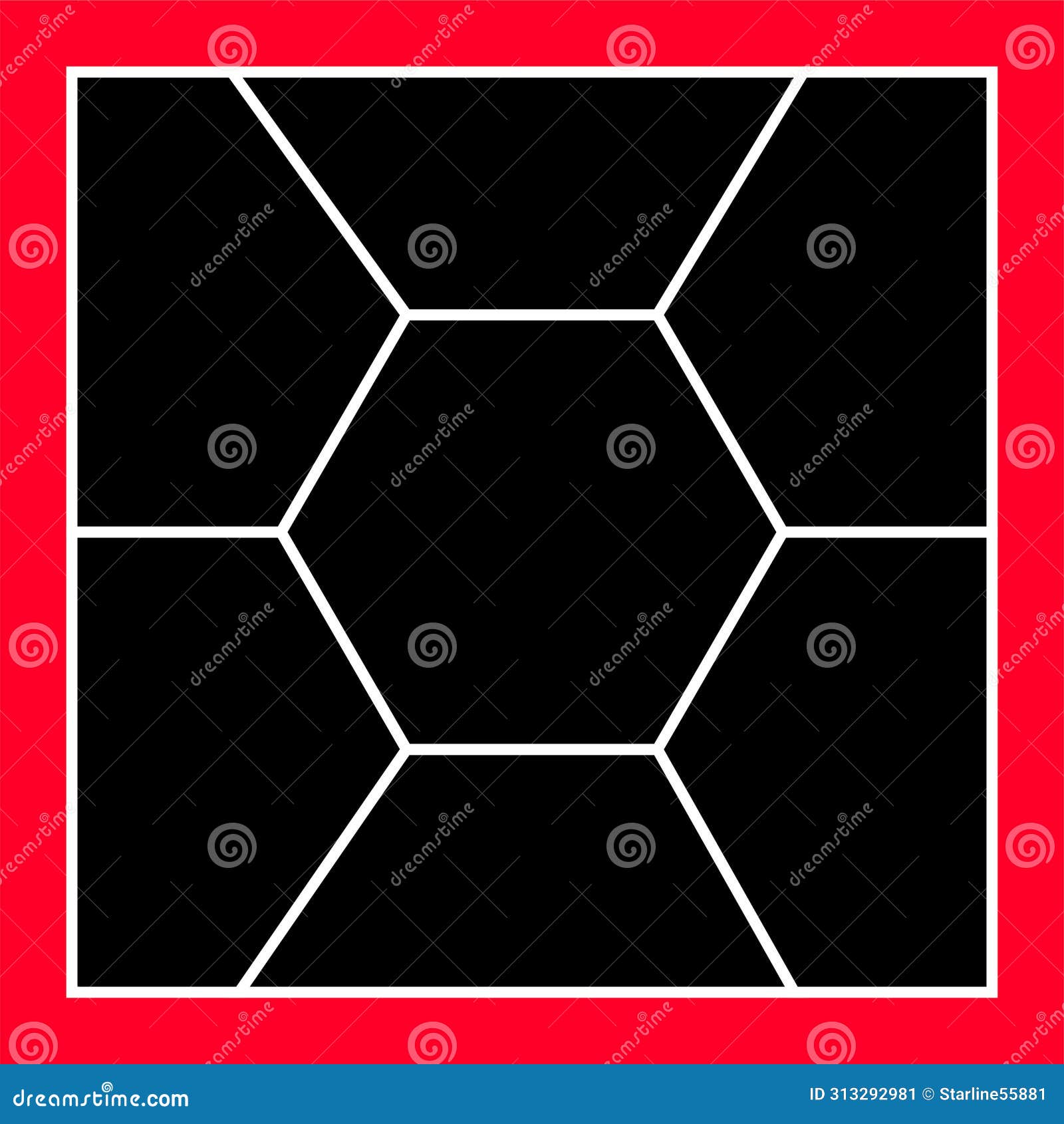 Empty Mood Board Photo Frames Background Design Stock Vector ...