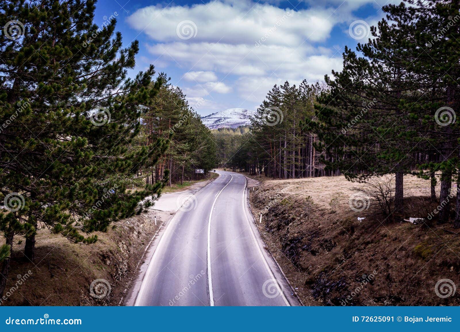 Empty motorway stock image. Image of empty, cars, motorway - 72625091