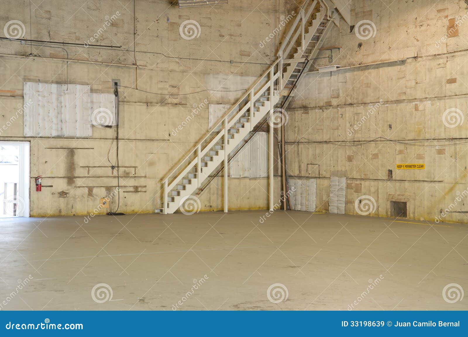 Empty movie studio stock image. Image of warehouse, stair - 33198639