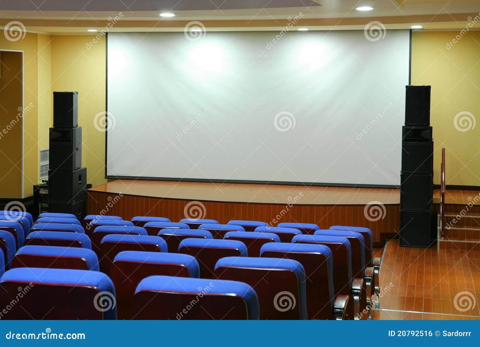 Empty movie theater stock photo. Image of scene, chairs - 20792516