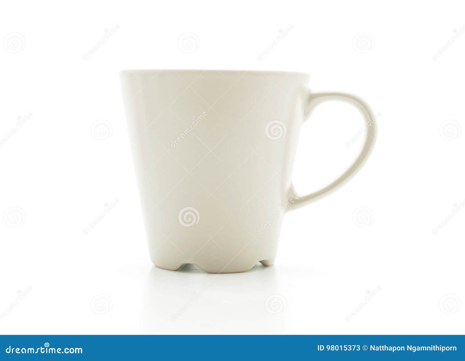 Empty mug or cup stock image. Image of glass, single - 98015373