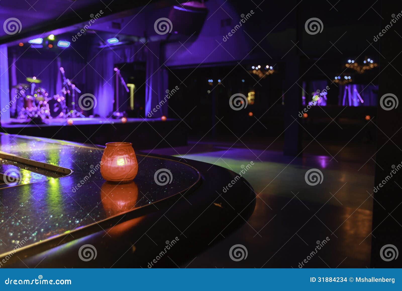 Empty Music Venue stock photo. Image of night, alcohol - 31884234