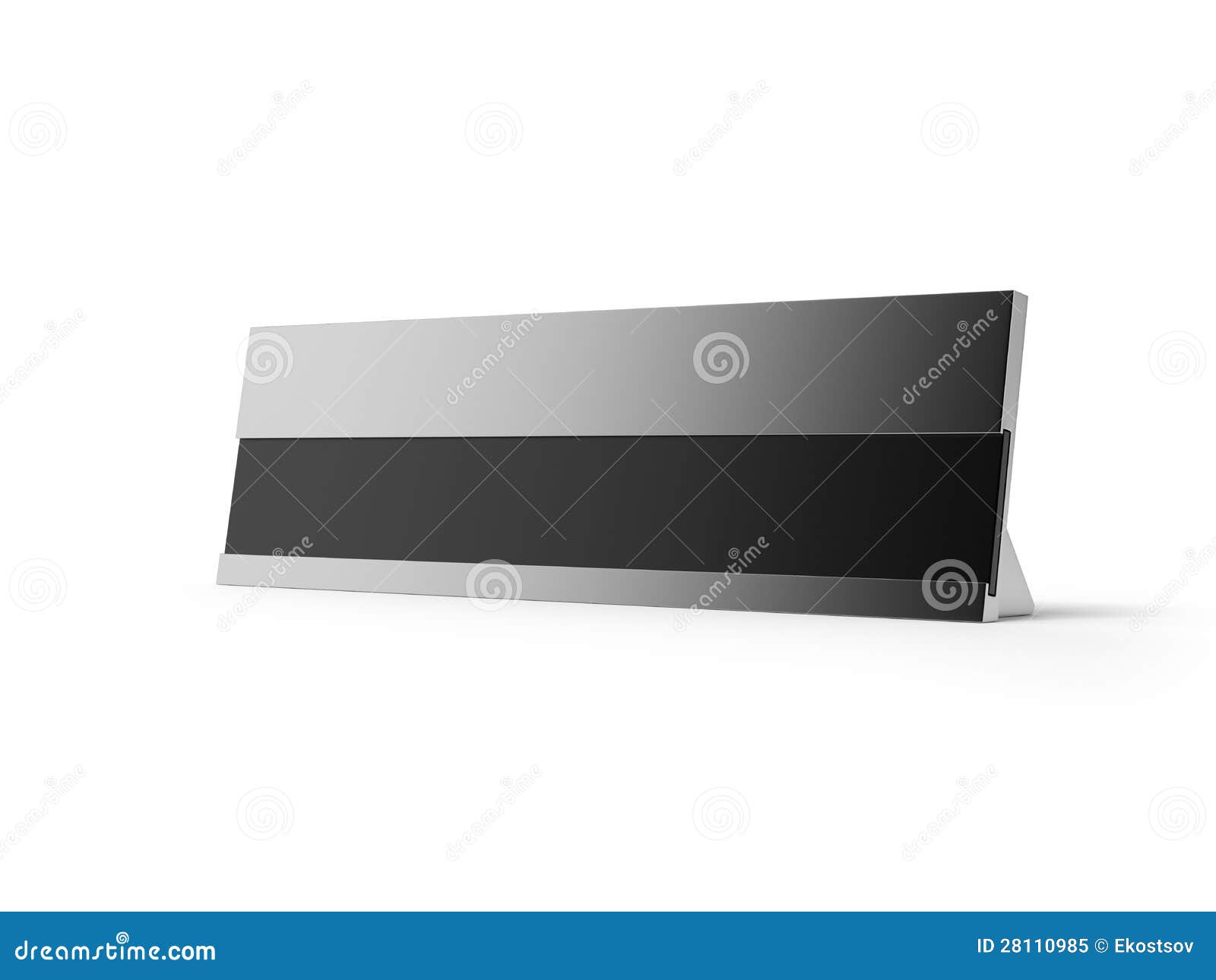 Empty name plate stock illustration. Illustration of boss - 28110985