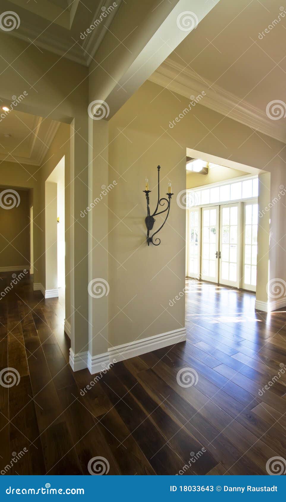 Empty New Modern Home for Sale Stock Image - Image of decor, chair ...