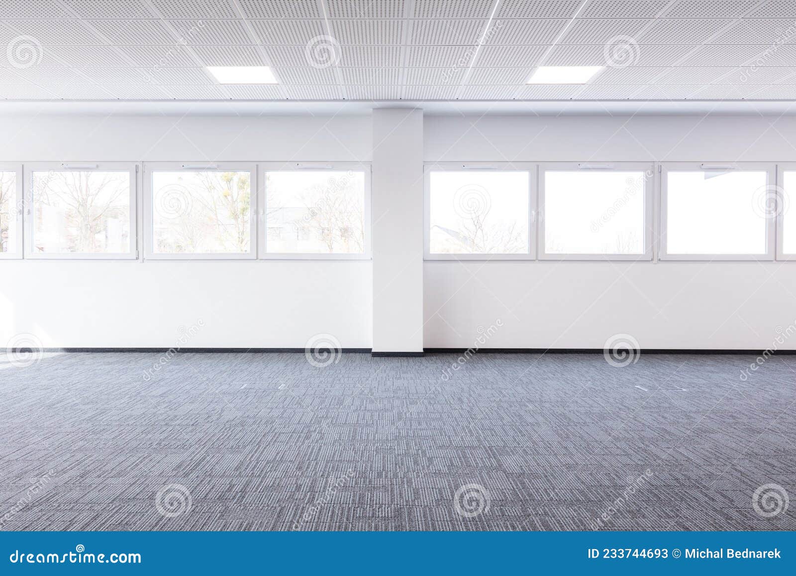 Empty new office for rent stock image. Image of space - 233744693