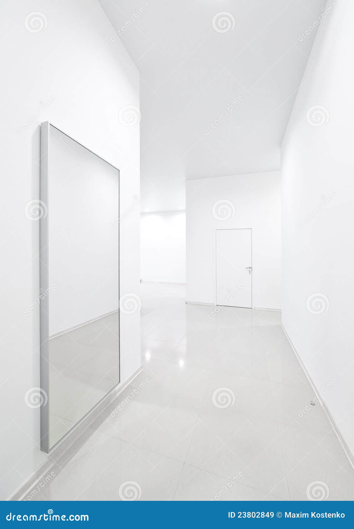 Empty new white interior stock image. Image of house - 23802849