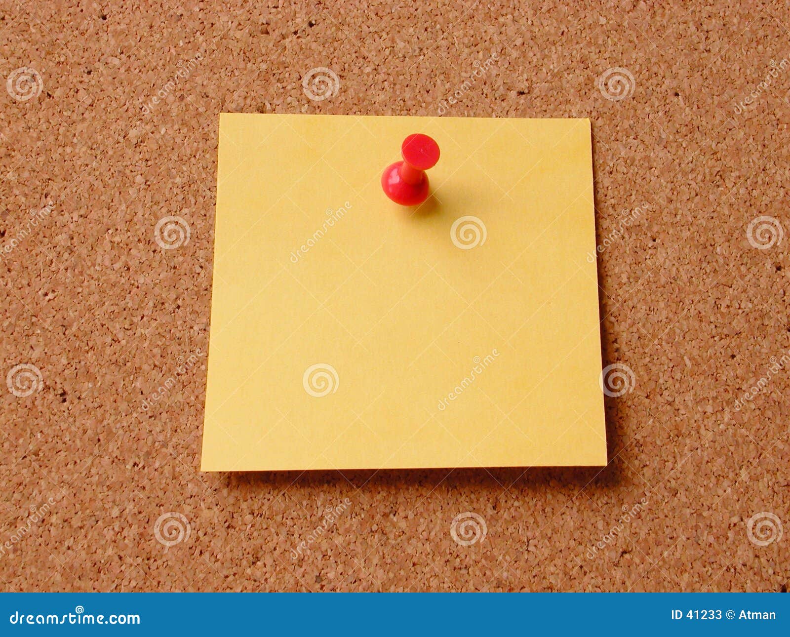 Empty Note stock image. Image of cork, info, paper, corkboard - 41233