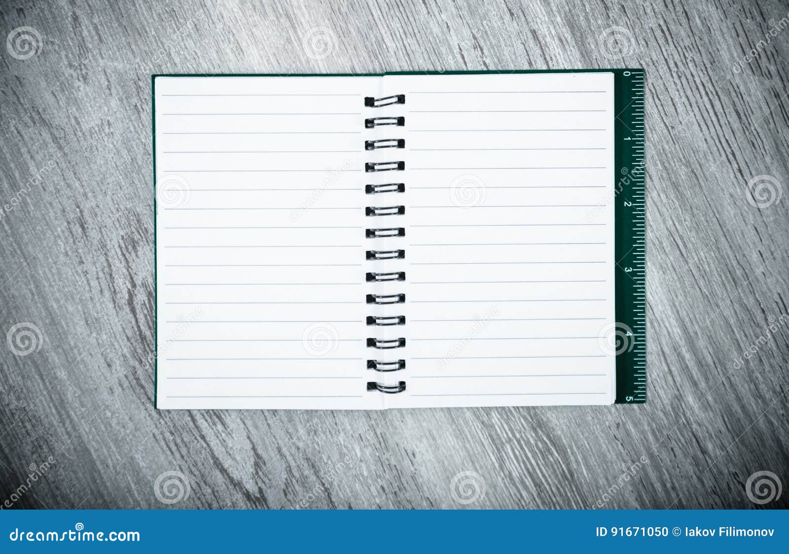 Empty notebook page stock photo. Image of memos, designed - 91671050