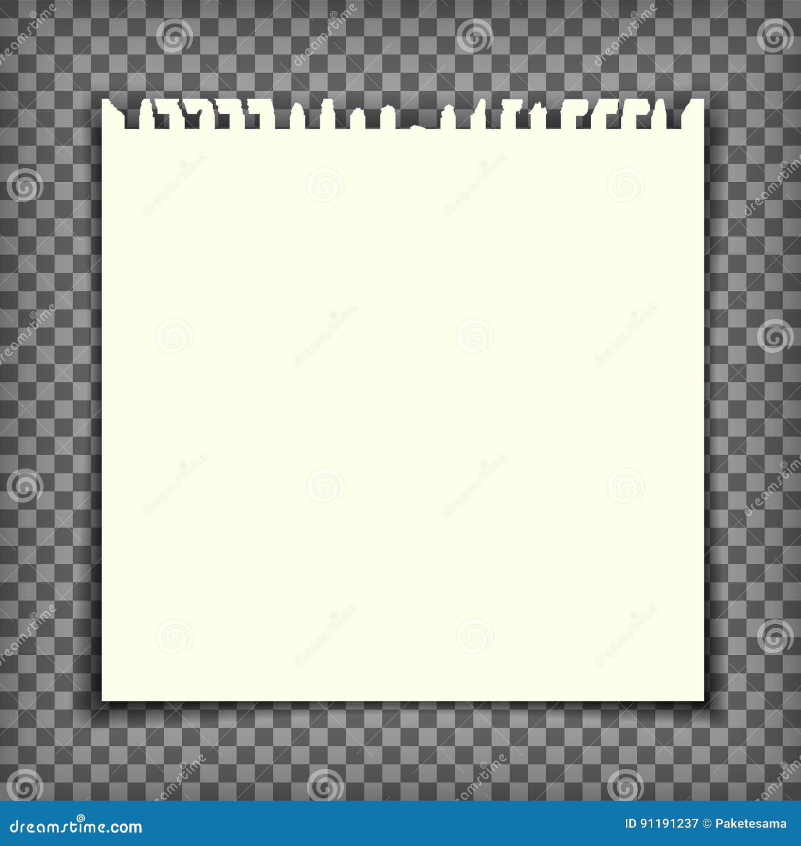 Torn Notebook Paper Edge