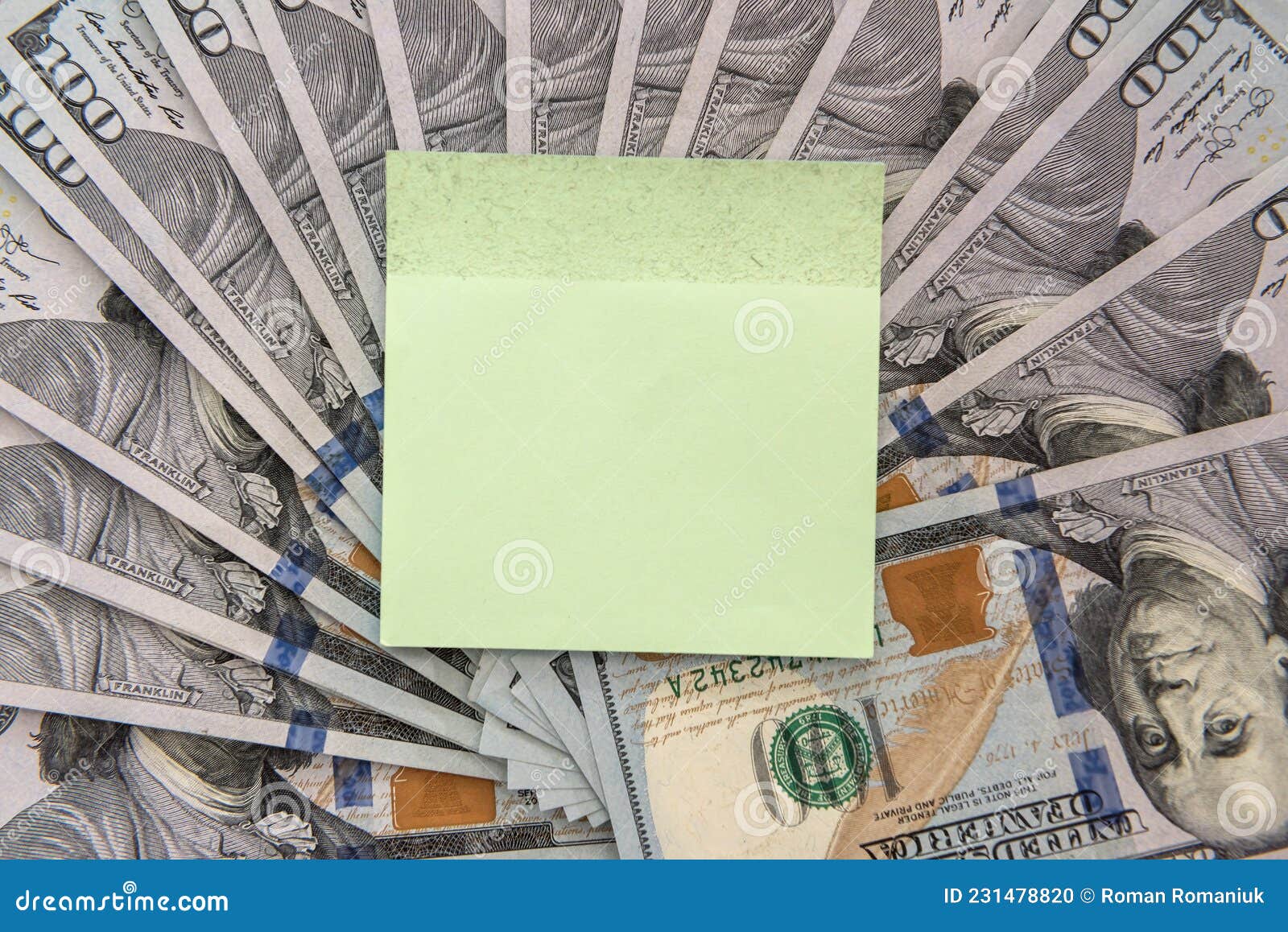 Empty Notepad and Dollar with Pen for Design Stock Photo - Image of ...