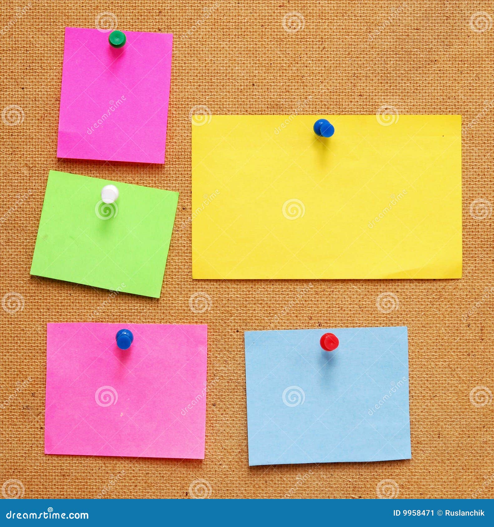Empty notes stock image. Image of notepaper, sheet, list - 9958471