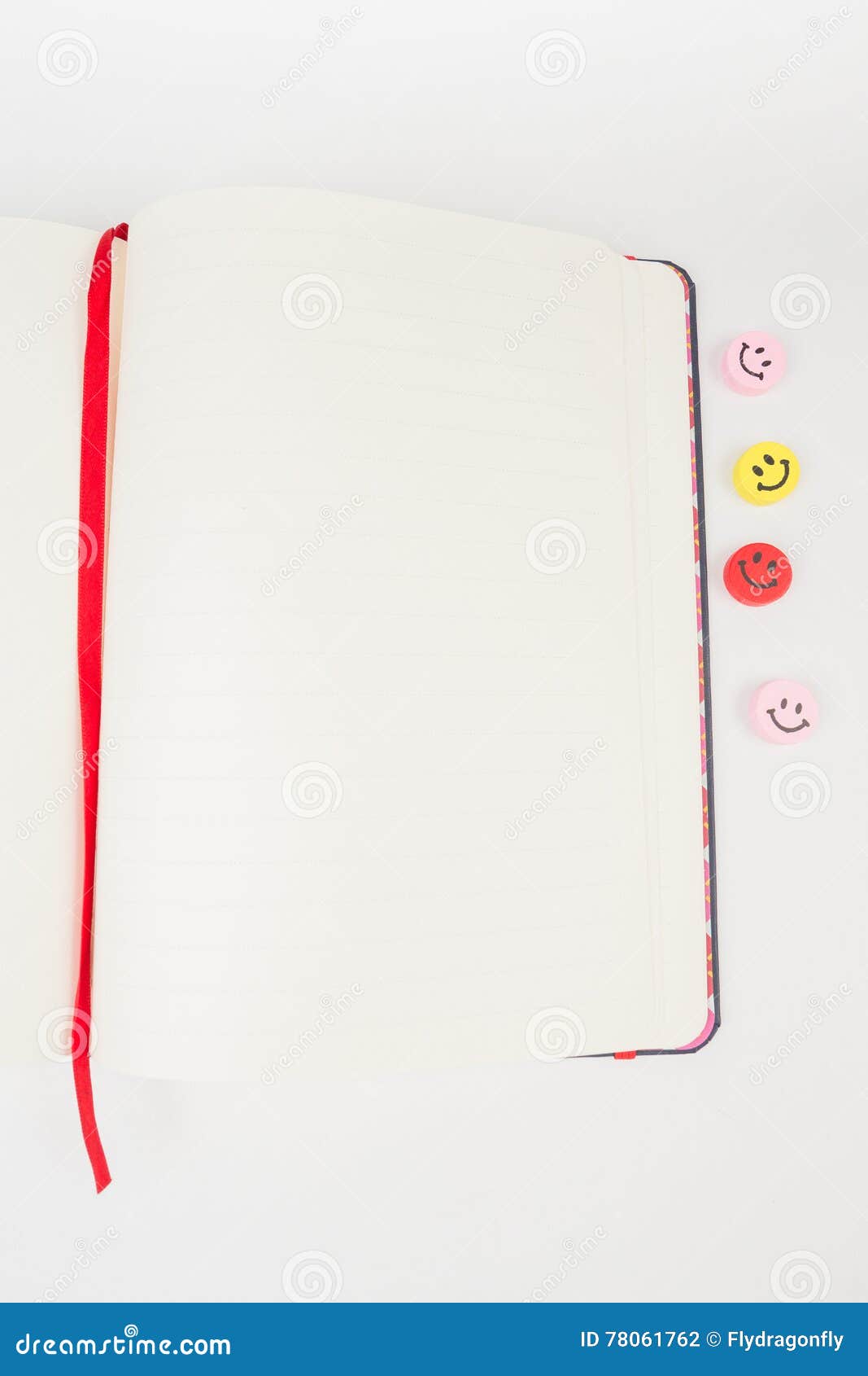Empty notes and smiles stock photo. Image of book, empty - 78061762