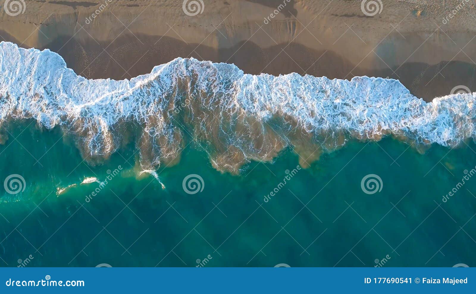 Empty Ocean View from Above Stock Image - Image of seascape, beautiful ...