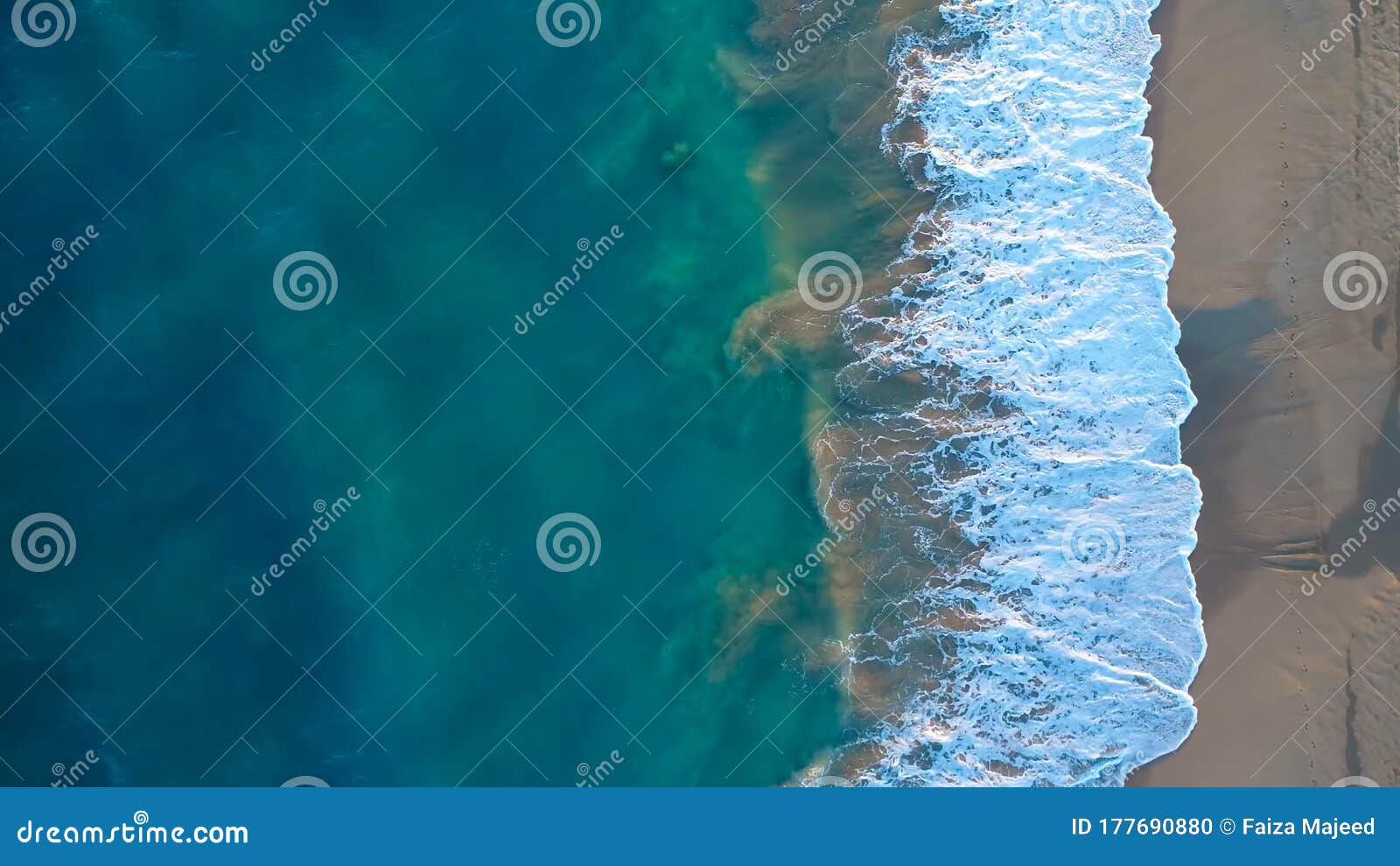 Empty Ocean View from Above Stock Photo - Image of empty, beautiful ...